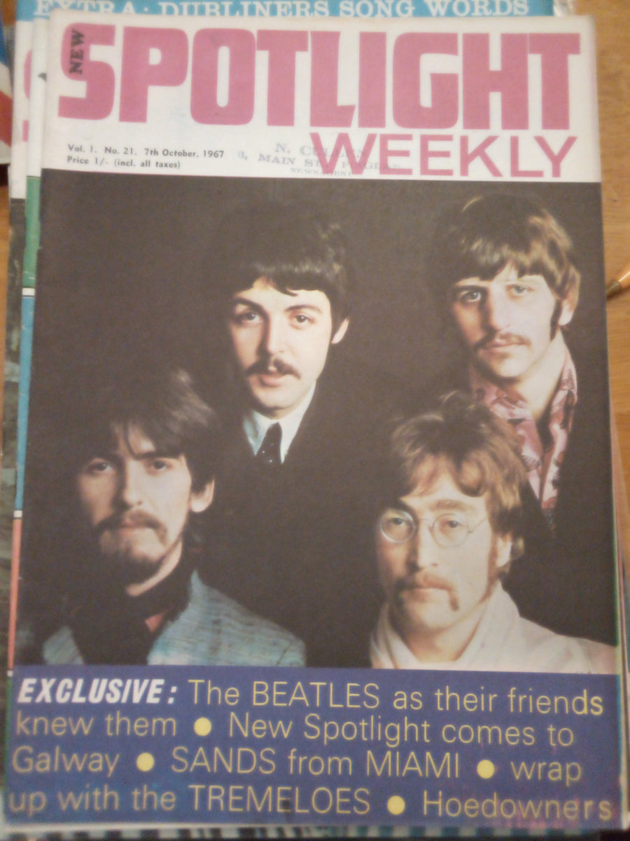 New Spotlight Magazine Vol. 1 No. 21 October 7th 1967 – The Secret ...