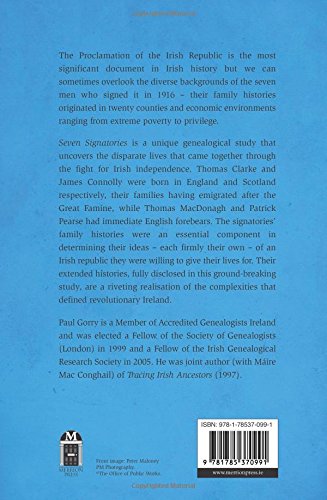 Seven Signatories: Tracing the Family Histories of the Men Who Signed ...